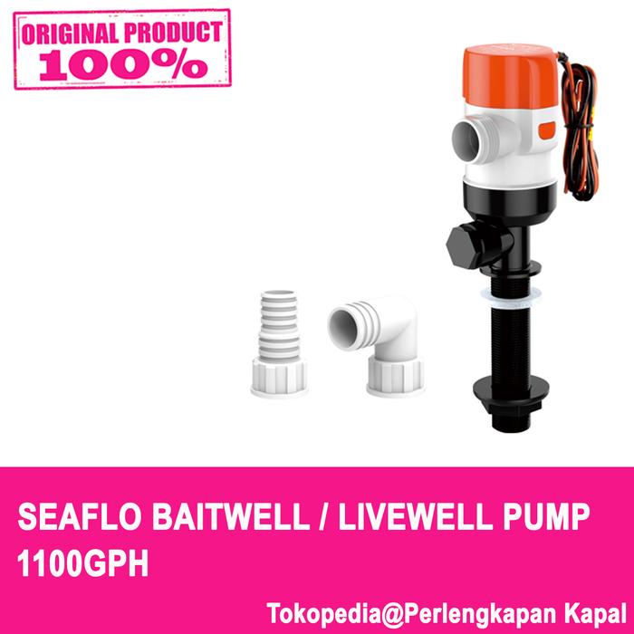 Jual Pompa Umpan Hidup SEAFLO 1100 GPH/ Livewell Pump / Pompa mancing ...