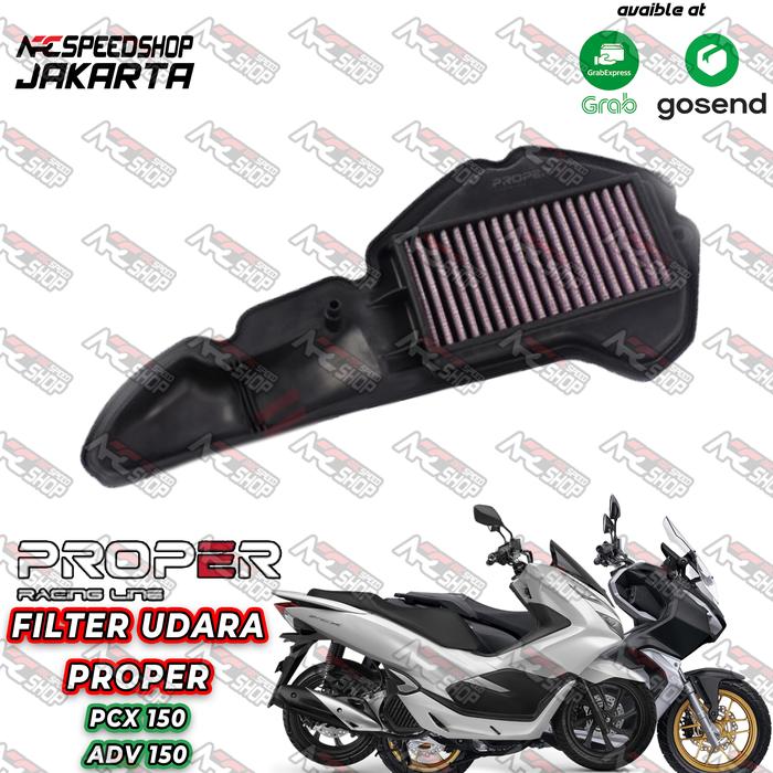 Jual AIR FILTER SARINGAN UDARA PROPER RACING LINE ADV 150 PCX 150 LOKAL ...
