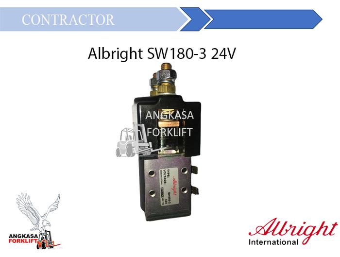 Jual Albright Contactor SW180-3 Forklift Eletric Solenoid BT SW180 24V ...