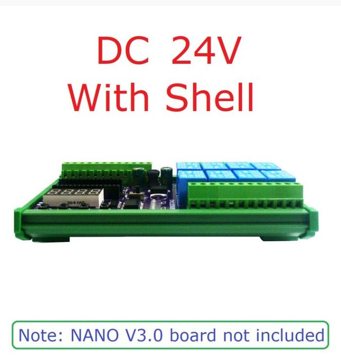 Jual 8 Channel Relay Shield Module RS485 PLC IO Expanding Board For ...