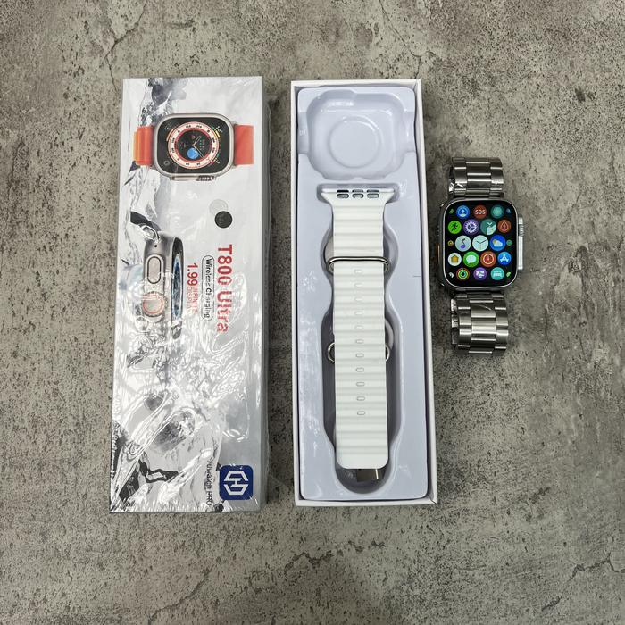 Jual T800 Smartwatch Series ULTRA + 2 Strap Stainless Jam Tangan Series ...