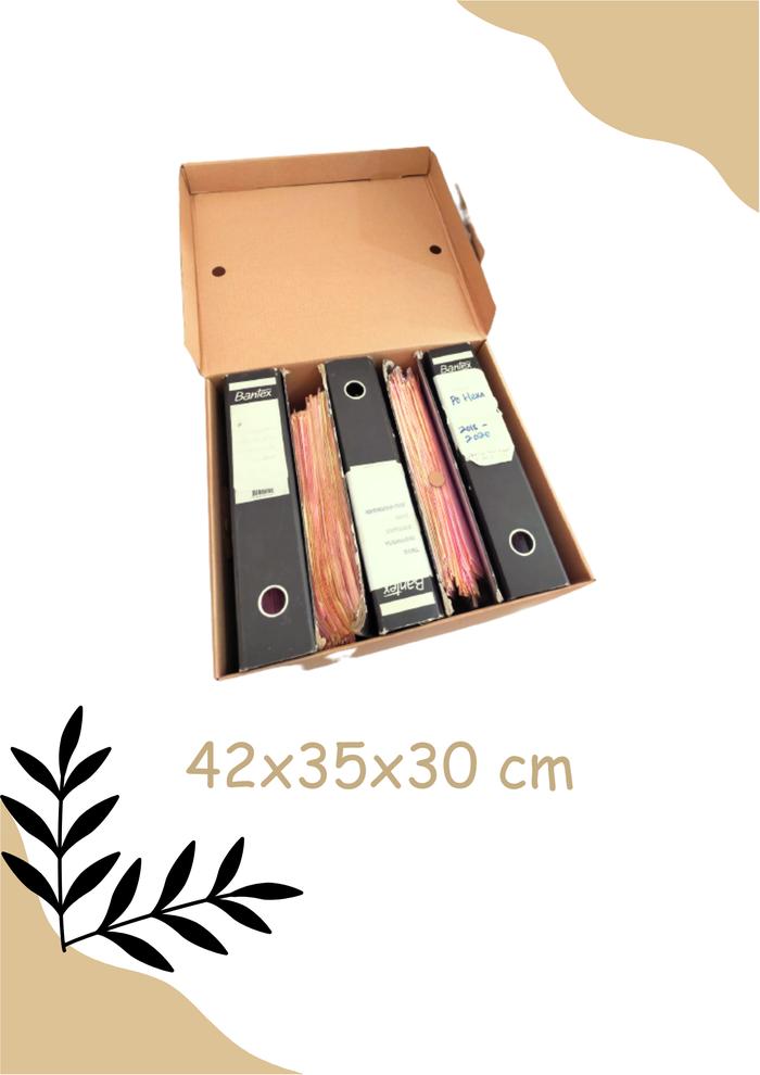 Jual KARDUS BOX ARSIP BOX FILE BANTEX BOX FILE PLASTIK UK 42x35x30cm ...