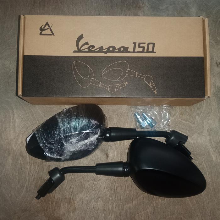 Promo Spion Standar Vespa 150 Sprint, Primavera Matic Black Hitam ...