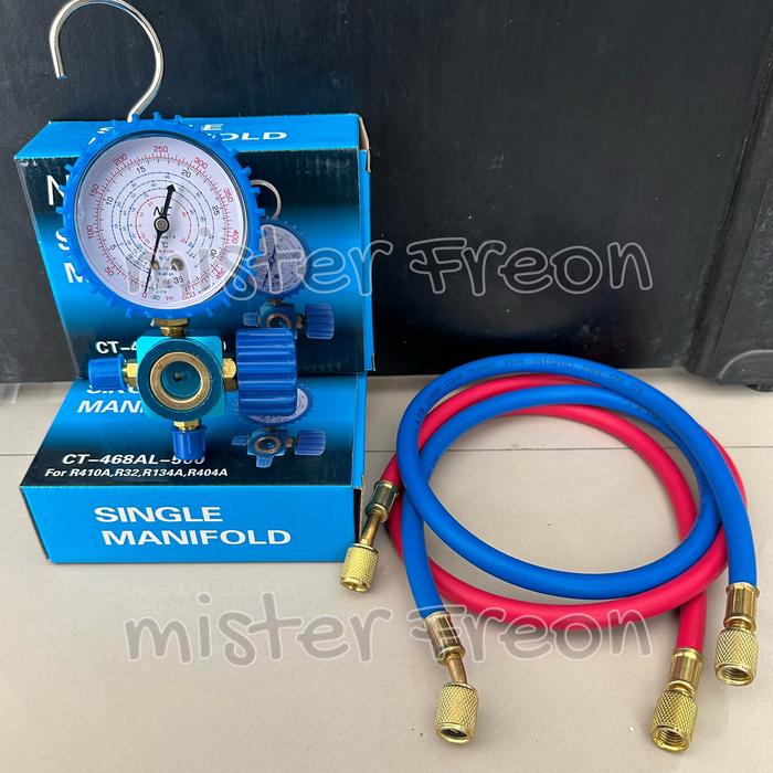 Jual Manifold Single NC | R410A, R32, R134A, R404A - Kota Surabaya - Mister Freon | Tokopedia