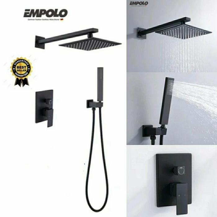 Jual wall Shower tanam set kran mixer bahan stainless /Kran tanam mixer ...