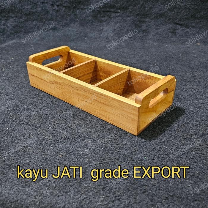 Jual Box Display Tempat Teh Kopi Gula Bumbu Kayu Solid Di Seller Hachi ...