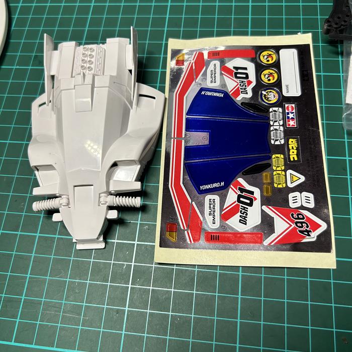 Jual Tamiya dash 1 super emperor body + decals original tamiya - Kab ...