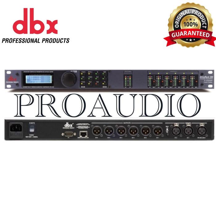 Jual Management DBX 260 DriveRack DBX 260V-EU 260 V EU Manajemen Original - Kota Medan ...