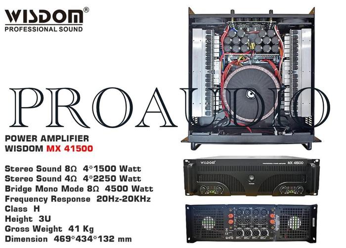 Jual Power Wisdom MX41500 4 Channel Power Amplifier Wisdom MX-41500 Ori ...
