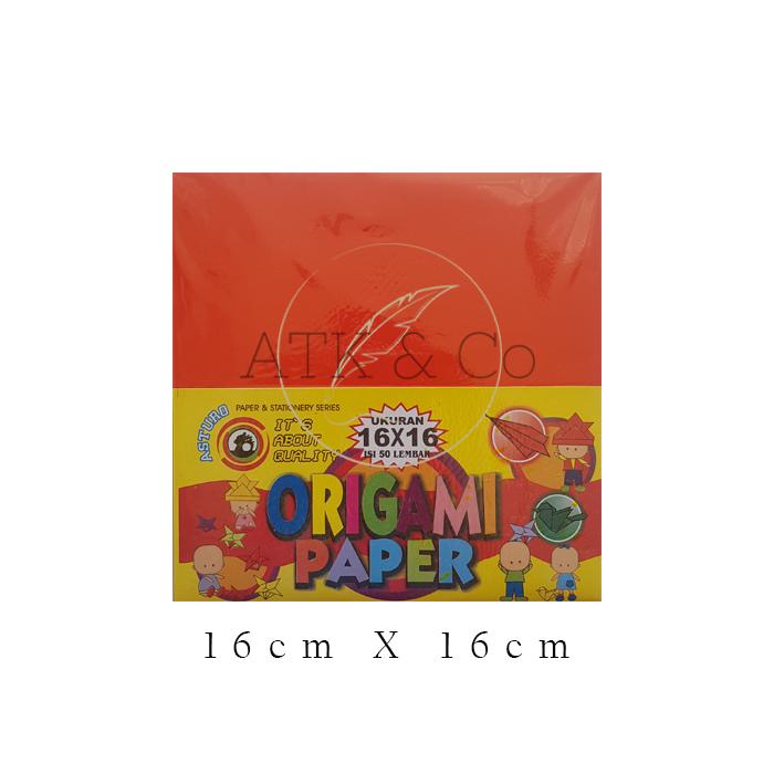 Jual Kertas Lipat 16x16 Asturo - Origami Paper Asturo 16 x 16 Isi 50 ...