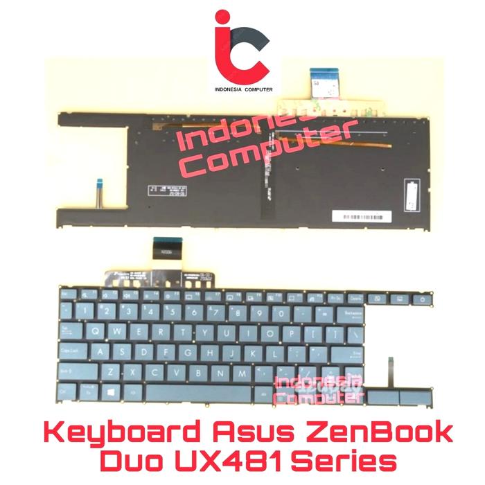 Jual Keyboard Asus ZenBook Duo UX481 UX481F UX481FA UX481FL Backlight ...