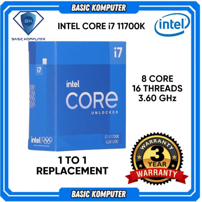 Jual PROCESSOR INTEL CORE i7 11700K 3.6 GHz BOX SOCKET 1200 GARANSI 3 ...