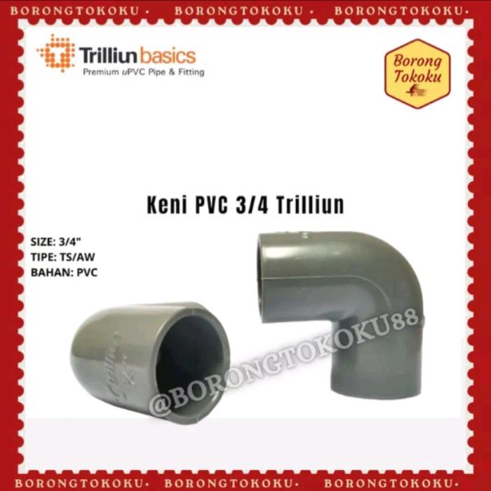 Jual Elbow PVC TS 3/4 Trilliun Keni Knee Sambungan Pipa Bengkok - Kota ...