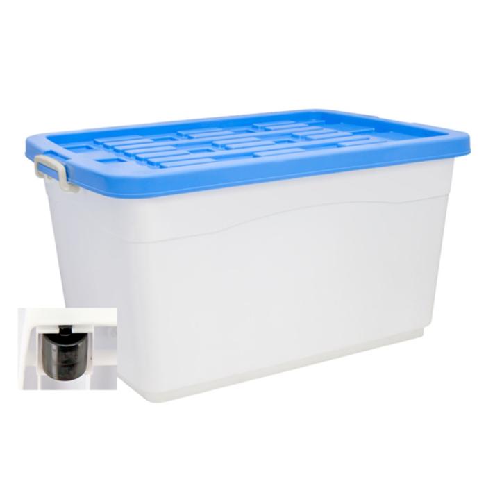 Jual Container Box Roda 280Liter Jumbo Kotak Plastik Sierra Green Leaf ...