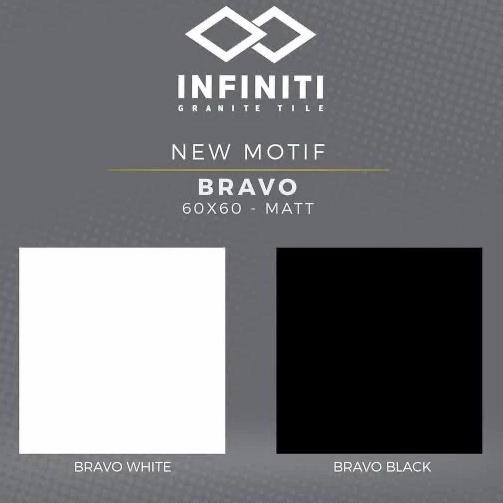Jual granite/keramik 60x60 infiniti bravo white matt lantai/teras - Kab ...