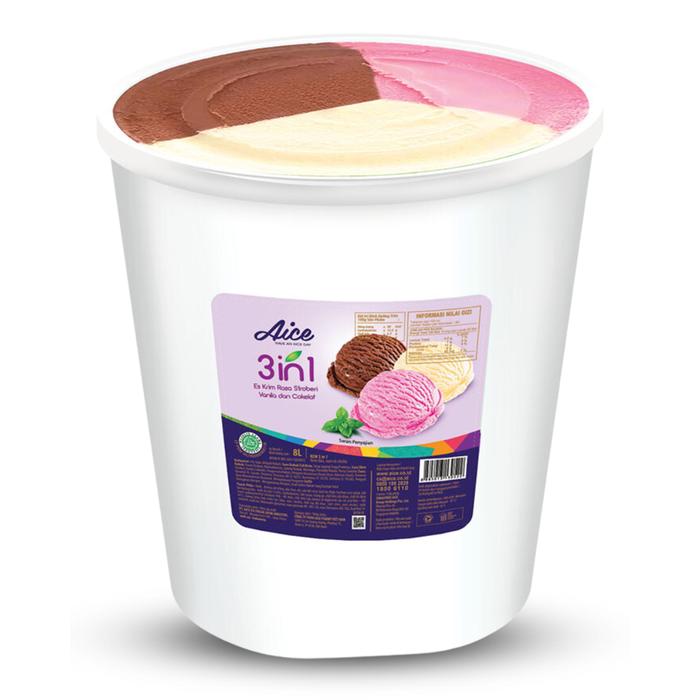 Jual Aice Es Krim Ember 3in1 8 liter - Ice Cream Emberan Family Bucket ...