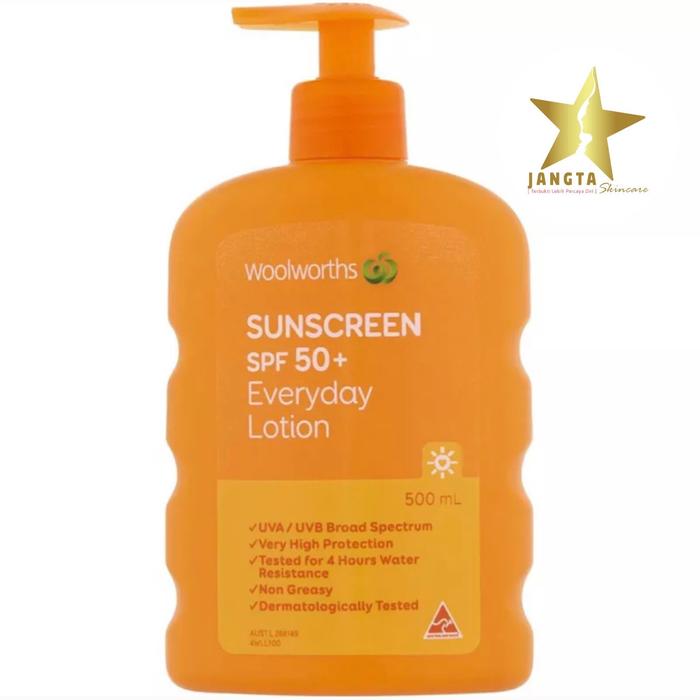 Jual Woolworths Sunscreen Everyday Lotion SPF50+ 1 Liter - Sunblock ...