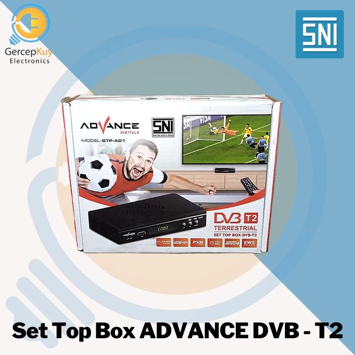 Jual Set Top Box DVB - T2 TV Digital ADVANCE - Kota Semarang ...