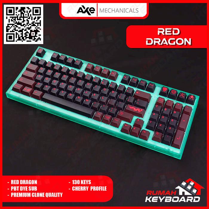 Jual Keycap - Keycaps - Cherry - Red Dragon - Pbt - Dye Sub - Novelty ...