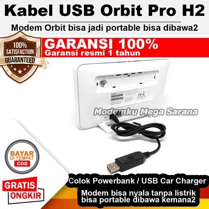 Jual Kabel USB Powerbank Car Charger Modem Router Wifi Orbit Pro H2 ...