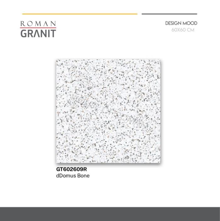 Jual ROMAN GRANIT dDomus Bone 60x60 GT602609R / Lantai Terrazzo Putih ...