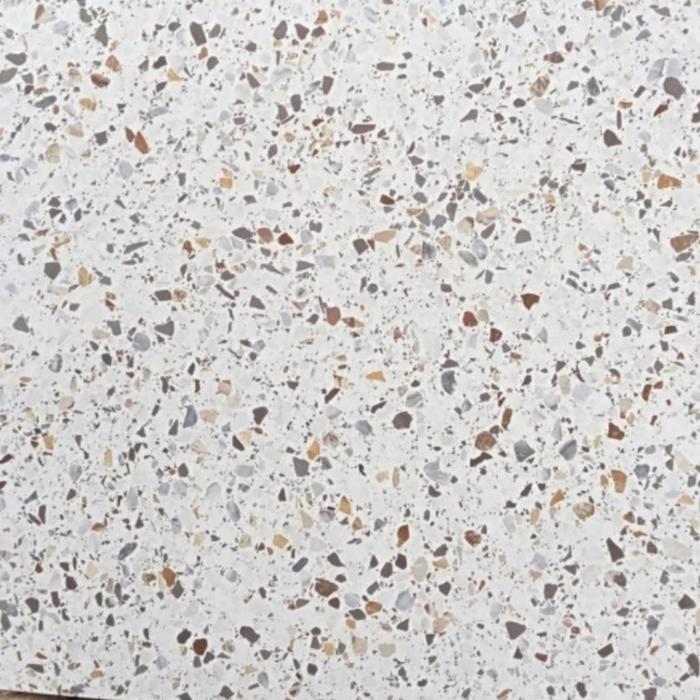 Jual granit 60x60 motif terrazo infiniti venice white matt oasis - Kab ...
