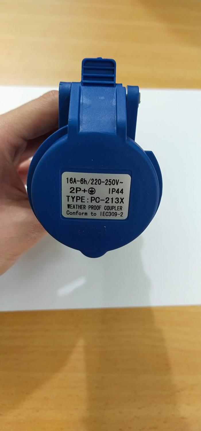 Jual Socket 3 pin 16A 220V Female / Connector / Steker / Mounting ...