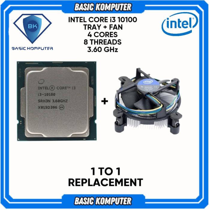 Jual PROCESSOR INTEL CORE i3 10100 3.6 GHz SOCKET LGA1200 TRAY + FAN ...