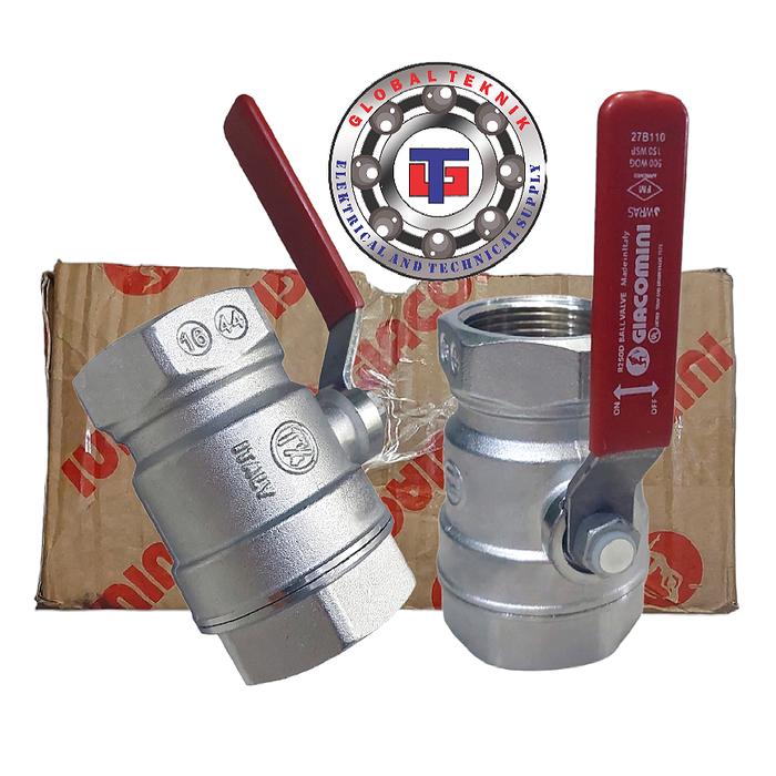 Jual Ball Valve Merk Giacomini 1 1/4" Inch Stainless Steel Made in ...