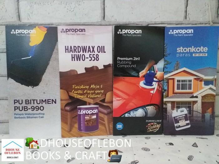 Jual Katalog Brosur Cat PROPAN PU BITUMEN HARDWAX OIL STONKOTE ...