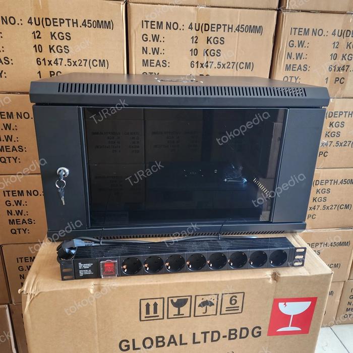 Jual wallmount rack 6u / Rack server 6U depth 45cm / LK1P8L - Jakarta ...