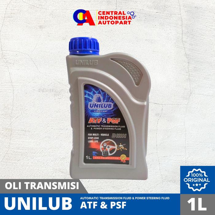 Jual Oli Transmisi Matic Oli Power Steering ATF & PSF Unilub 1 Liter ...
