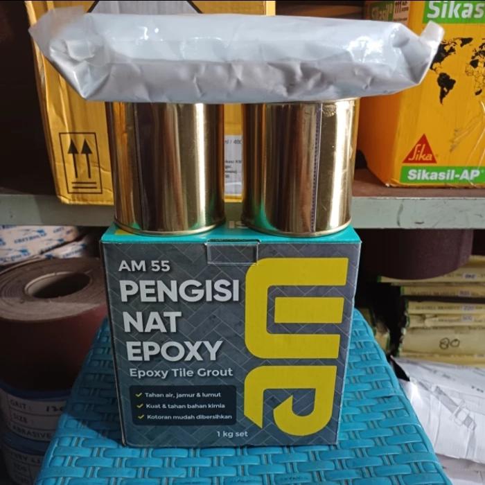 Jual AM 55 GRANITE PENGISI NAT KERAMIK EPOXY TILE GROUT 1kg Set ...
