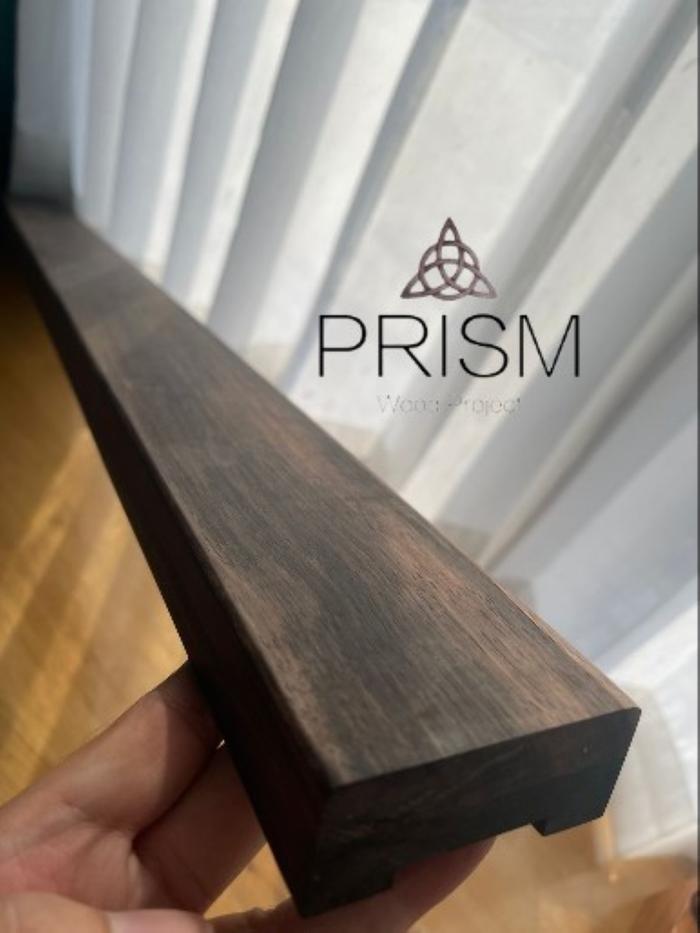 Jual hand rail pegangan railing tangga handle kayu amara ukuran 3x7x200 ...