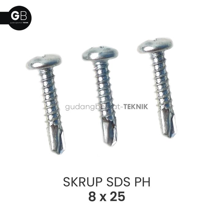 Jual SKRUP SDS PH 8x25 / Sekrup Roofing Baja Ringan PAB 8 x 25 - Kota ...