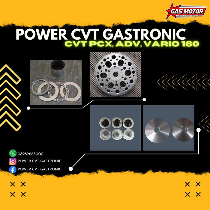 Jual Promo Power CVT Gastronic VARIO, PCX, ADV 160 - paket full cvt ...
