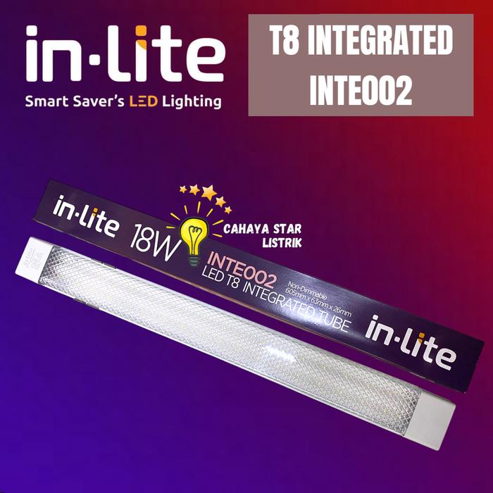 Jual INLITE INTE002-LAMPU LED T8 INTEGRATED PRISMATIC 18W/52W(PILIH ...