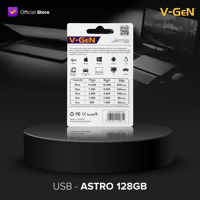 Jual V-gen Usb Flashdisk 128gb Astro Flash Disk 128 Gb Vgen Drive ...