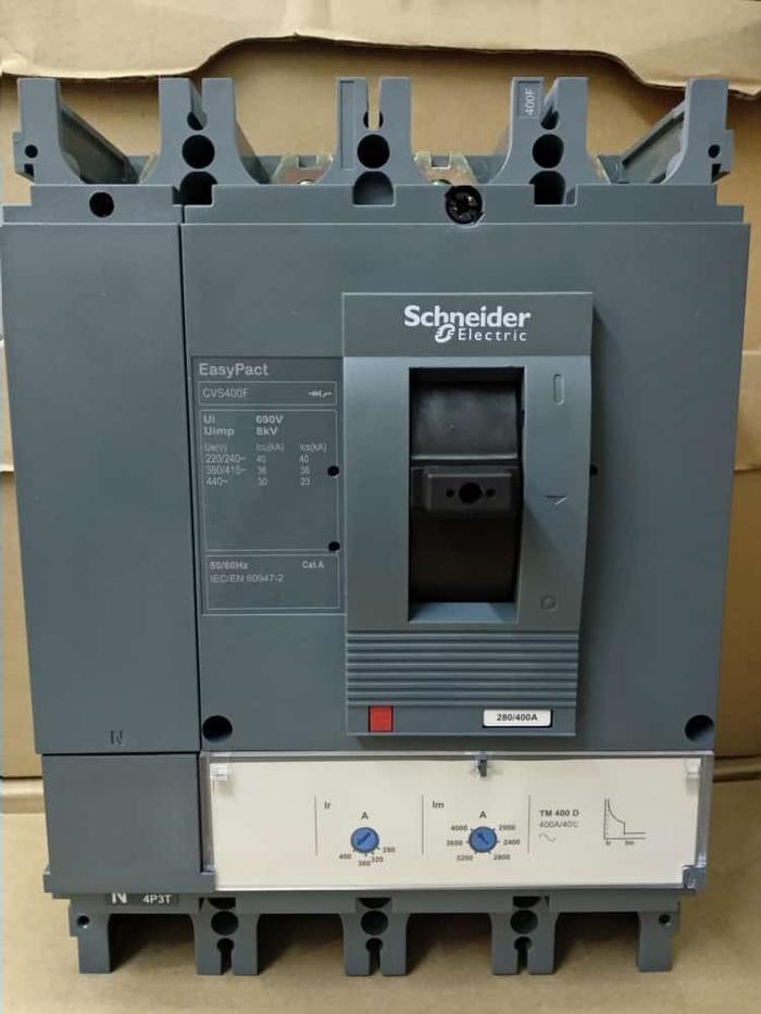 Jual SCHNEIDER MCCB CVS400F 4P 400A 400 A TM400D LV540309 CVS 400F 36KA ...