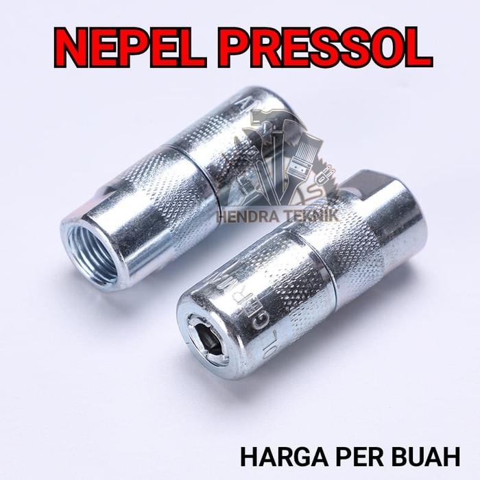 Jual Kepala selang grease gun nepel penjepit stempet nipple pompa gemuk ...