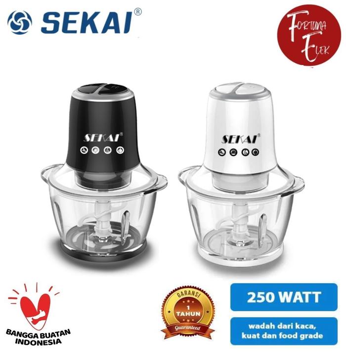 Jual SEKAI Blender Chopper Penggiling Daging 1 Liter CP 5101 G Gelas Kaca - Jakarta Pusat ...