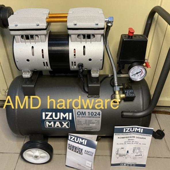 Jual Mesin Compressor oilless/kompressor oilless angin 1HP 24L OM1024 Izumi - Jakarta Barat ...