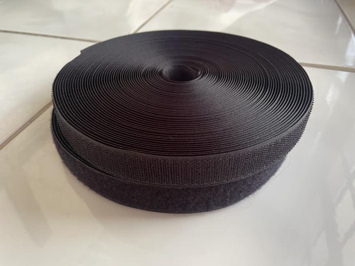 Jual Velcro Perekat Prepet Hook Loop Murah 1inch/25mm 1 set kasar halus ...