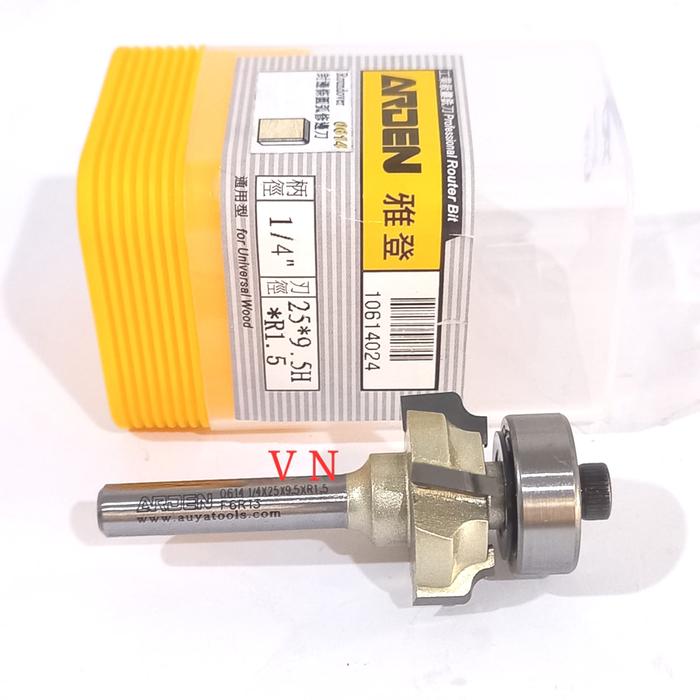Jual Mata Router/Profil Edging R 1.5mm 4 Mata Pisau /Round Over Bit ...