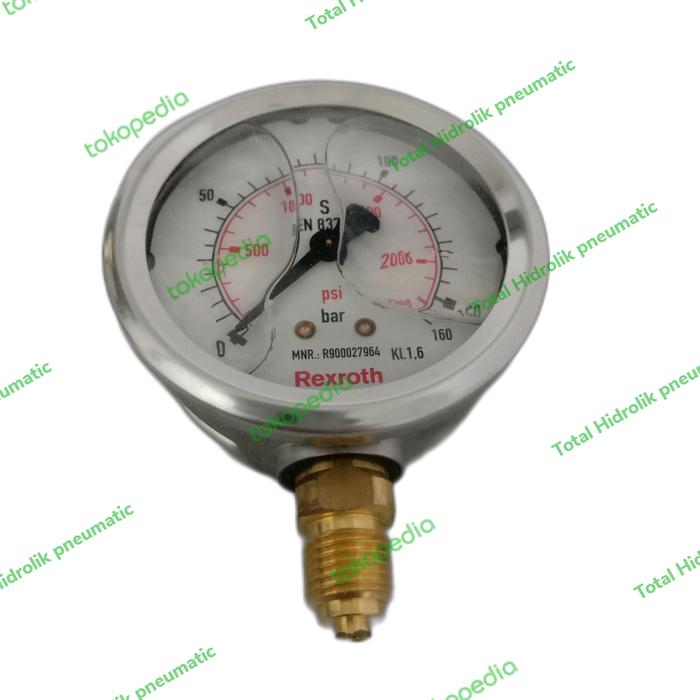 Jual REXROTH PRESSURE MANOMETER ABZMM 63-160 BAR - Kota Tangerang ...