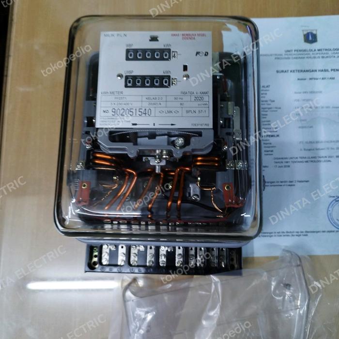 Jual Kwh meter 3phase FUJI D.E 20(60)A Double tarif + Tera Metrologi - Jakarta Pusat - DINATA ...