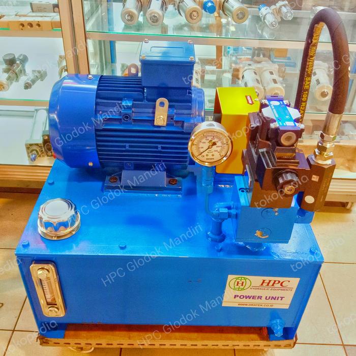 Jual Power Pack 60 liter Electrik 4 kw 5.5 hp 3 ph max.Pressure 150 bar ...