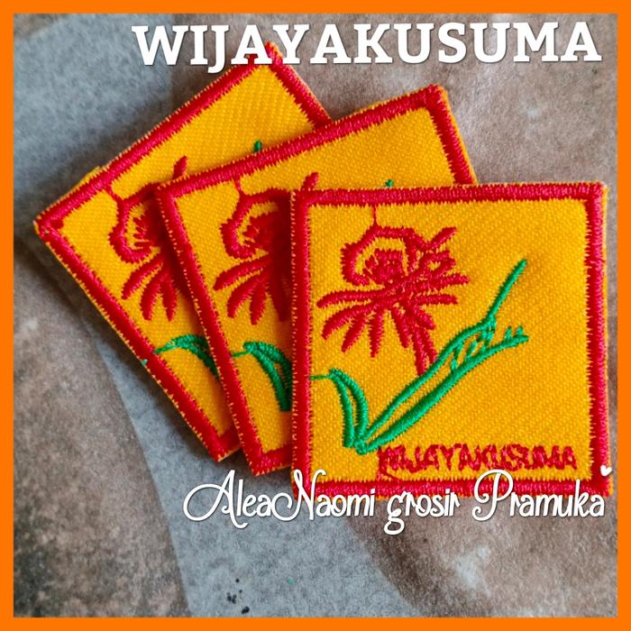 Jual tanda regu pramuka bunga wijaya kusuma bordir - Kota Surakarta ...