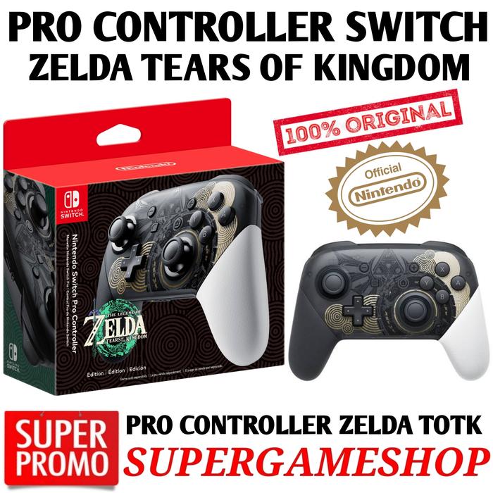 Promo Nintendo Switch Pro Controller Zelda Tears of the Kingdom Edition ...
