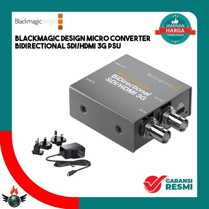 Promo Blackmagic Design Micro Converter BiDirectional SDI/HDMI 3G PSU RESMI - Jakarta Pusat ...